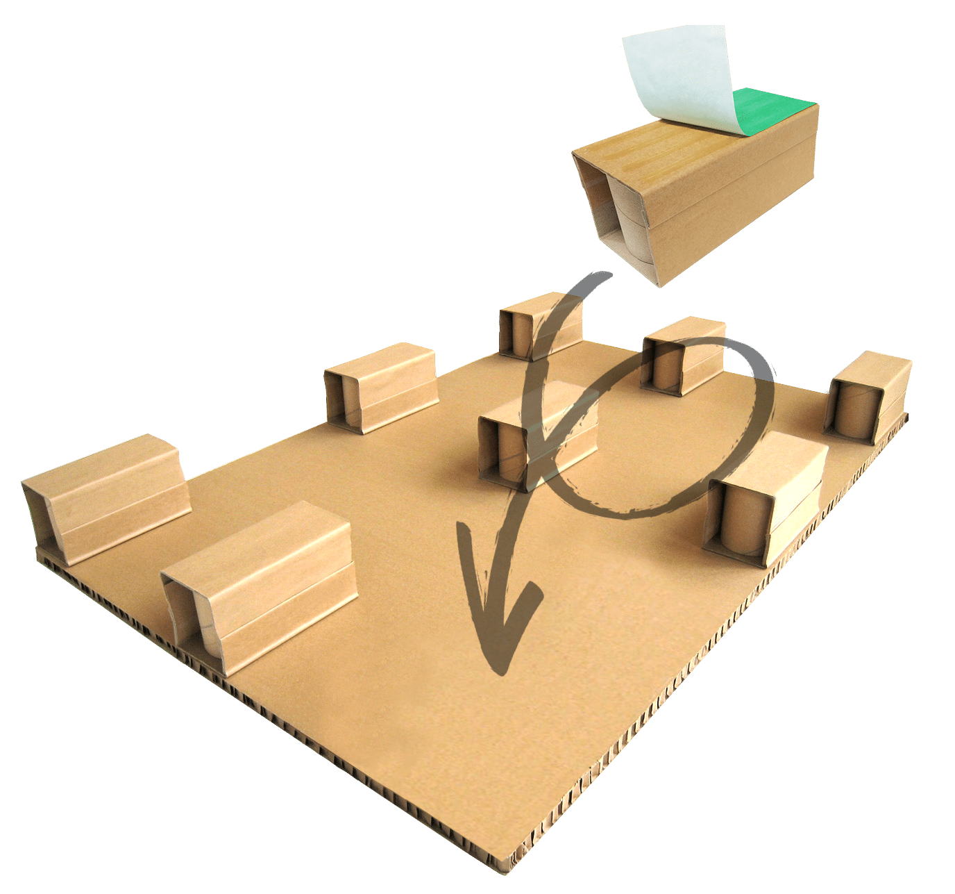 Carton pallets: a great alternative to wooden pallets - Eltete TPM